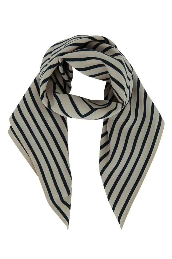 TOTEME Signature Monogram Silk Scarf
