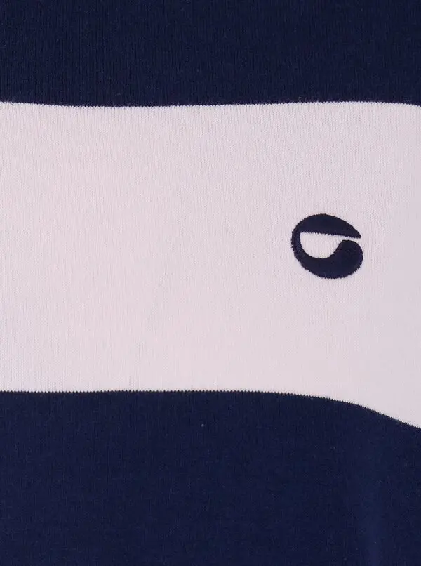 Coperni Dress With All-over Striped Motif And Embroidered Logo On Front In Cotton - Multicolor