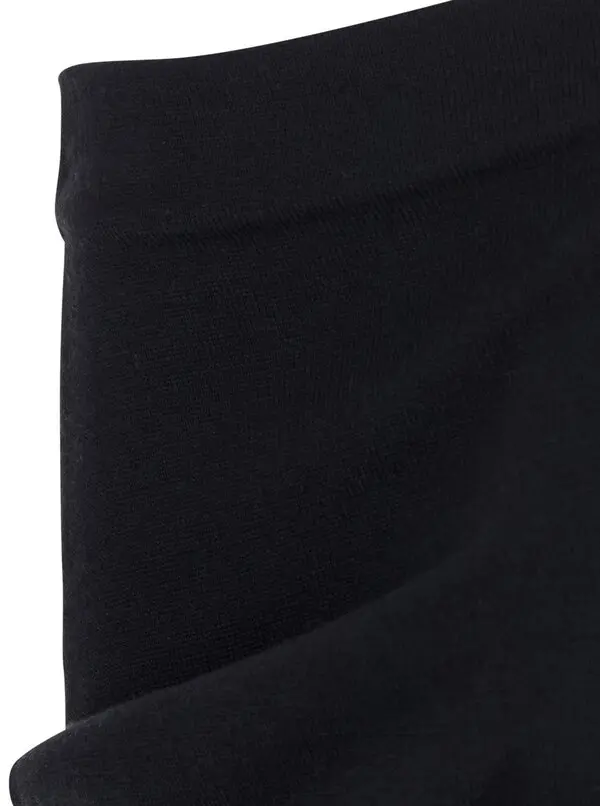 TOM FORD Black Sweater With Off-shoulder Design And Long Sleeves In Black Wool And Silk For - Multicolor