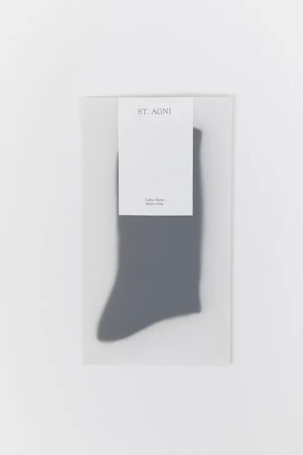 ST. AGNI Cotton Socks - Black