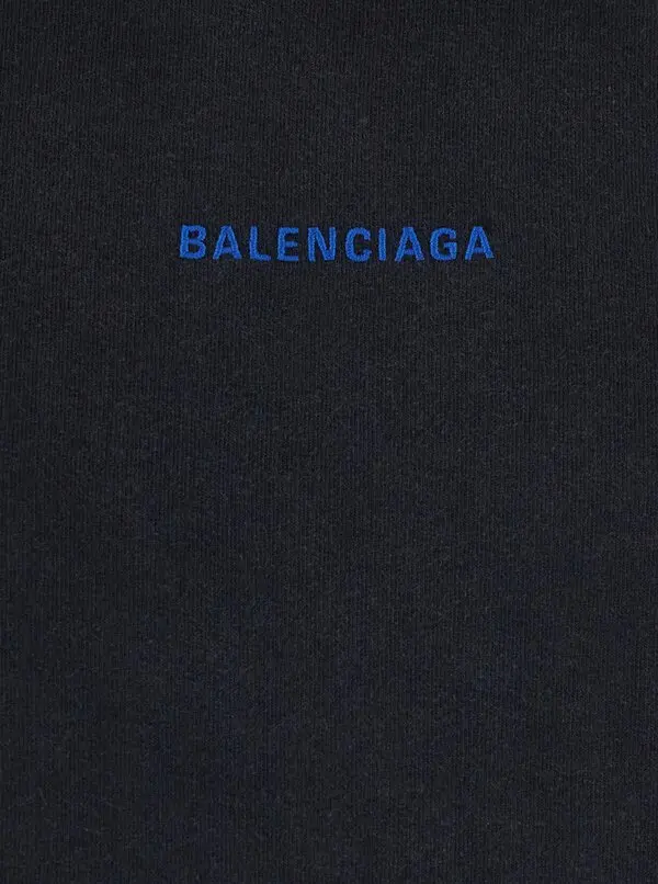 Balenciaga High Neck Hoodie 2zn Bal Back Gradient Dry Moll