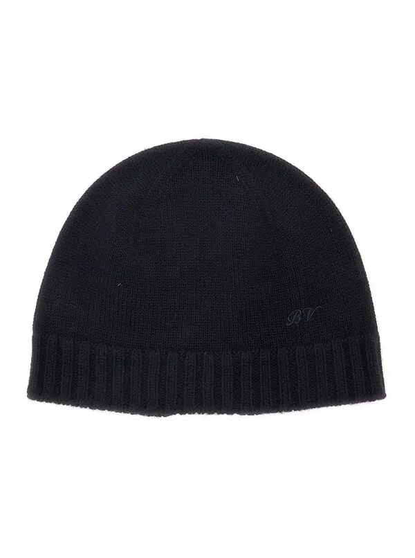 Bottega Veneta Classic Wool Knit Beanie/midnight Blue