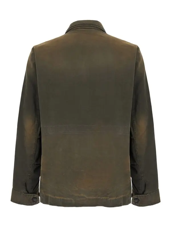 Amiri Jacket M65 With Military Details And Green Tech Fabric For - Multicolor