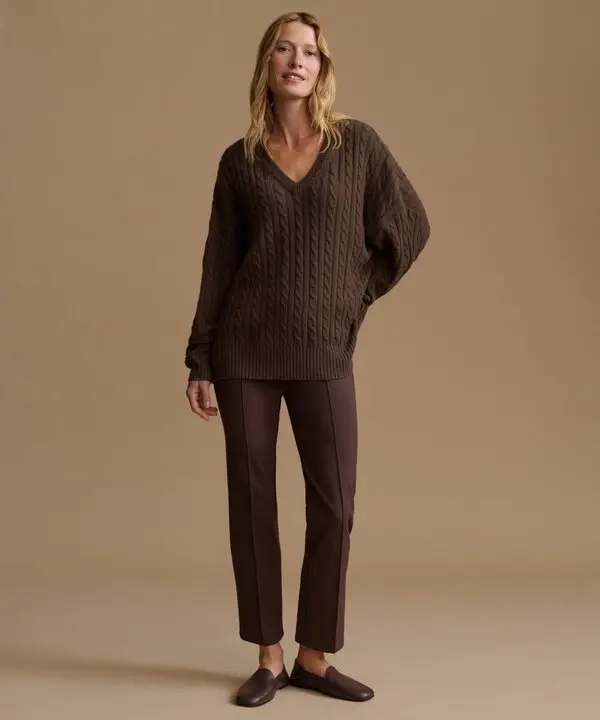 Jenni Kayne Nell V-neck Sweater - Multicolor,bronze