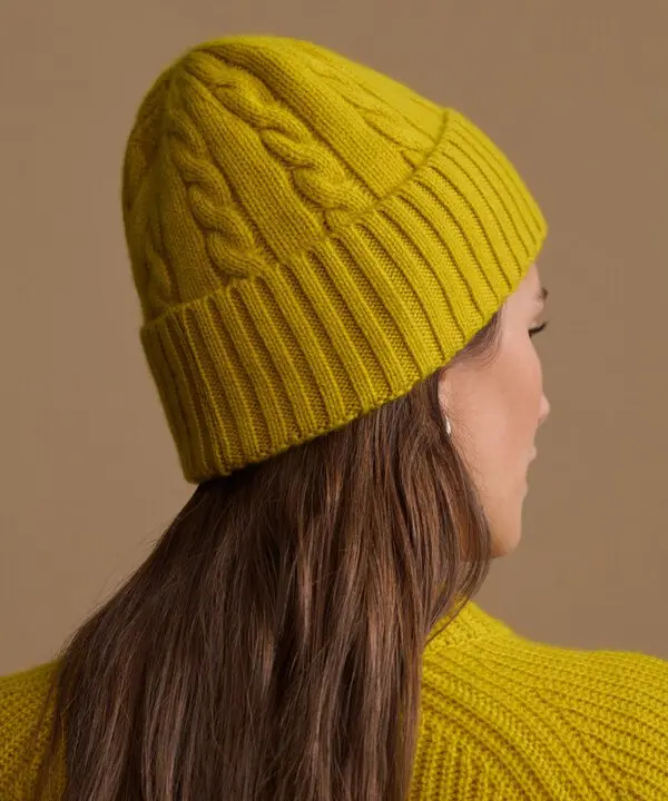Jenni Kayne Cashmere Cable Beanie Hat