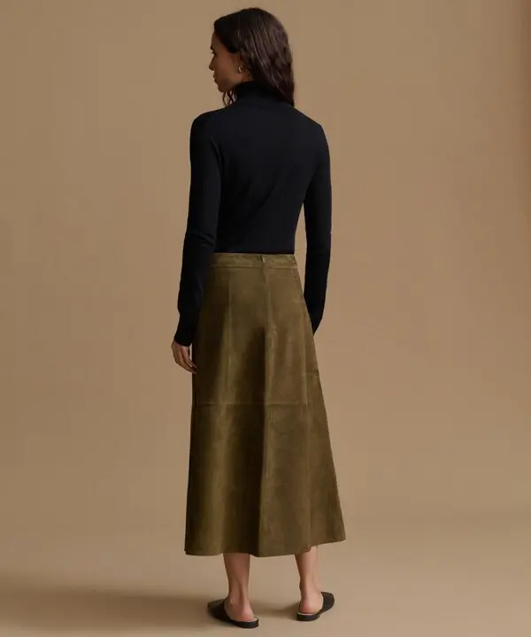 Jenni Kayne Suede Wolfe Skirt