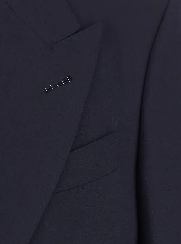 TOM FORD Shelton' Blue Single-breasted Suit With Peak Revers In Wool For - Multicolor