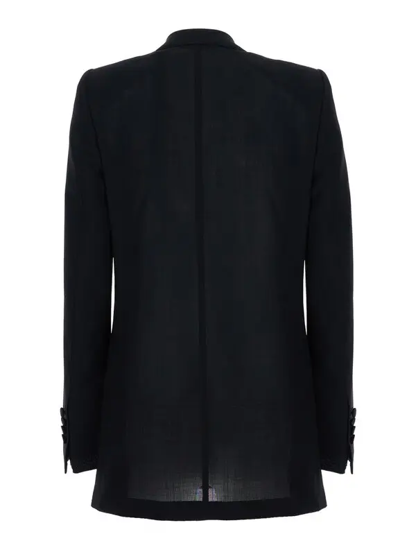 TOM FORD Light Virgin Wool Double Breasted Tuxedojacket