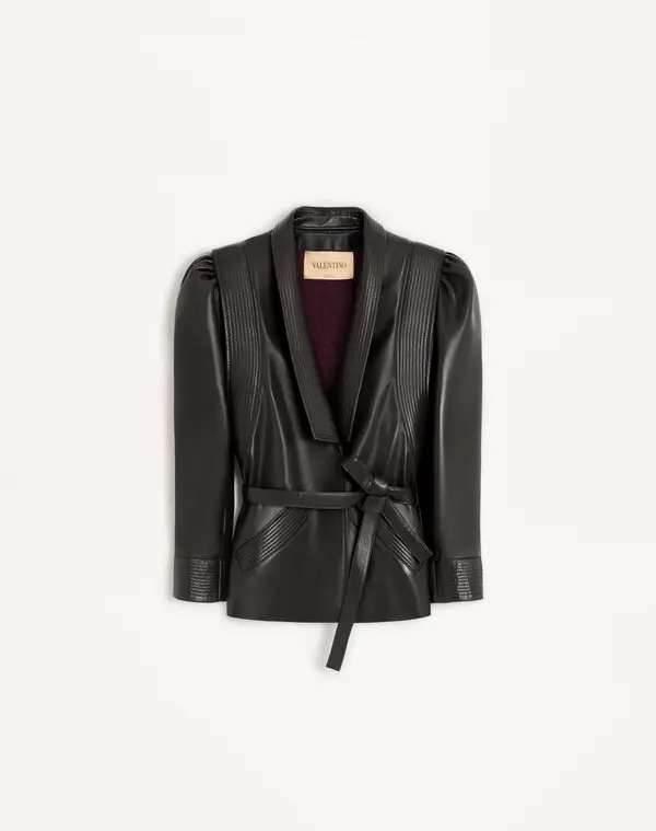 Valentino Garavani Nappa Leather Jacket - Black