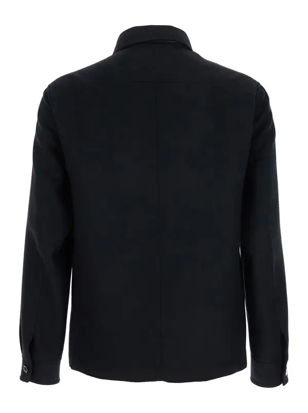 TOM FORD Black Jacket With Flap Pockets On The Chest In Wool - Multicolor