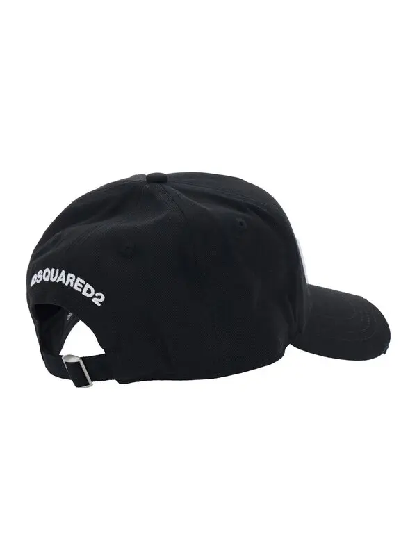 Dsquared2 Baseball Cap With Front Embroidery In Cotton