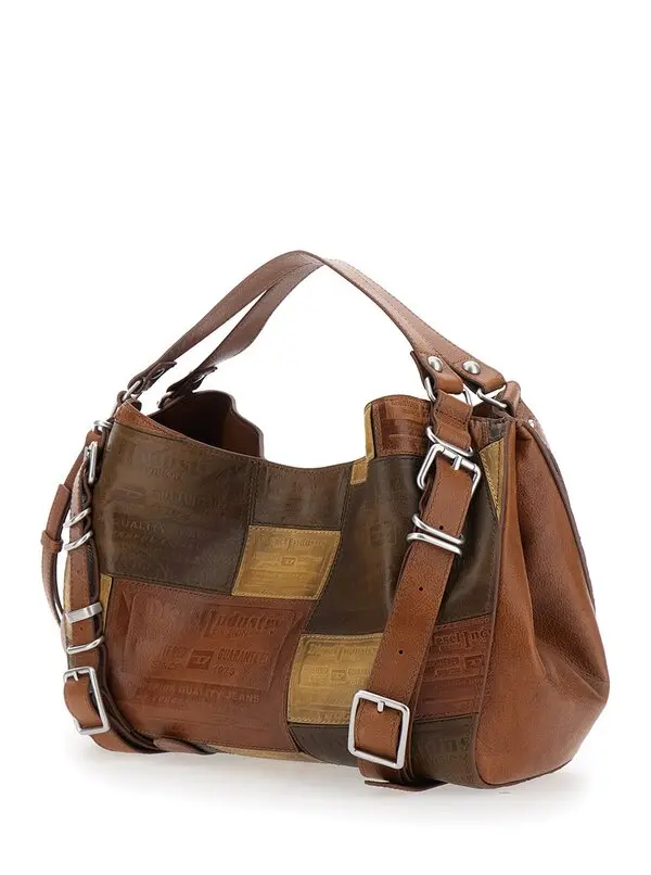 DIESEL® D-one Tophandle Medium Bag With Handles And Flap