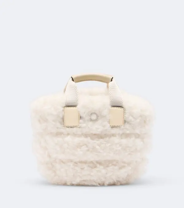 Moncler Caradoc Mini Teddy Top-handle Bag