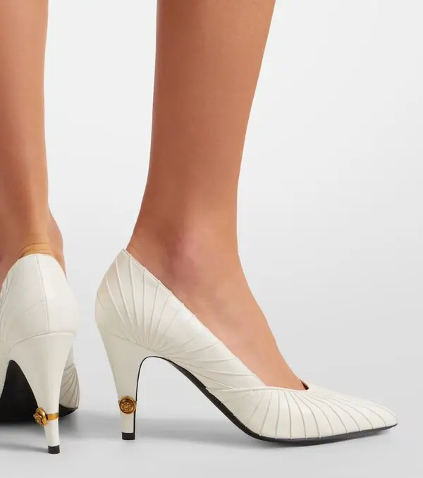 Versace Medusa Leather Pumps