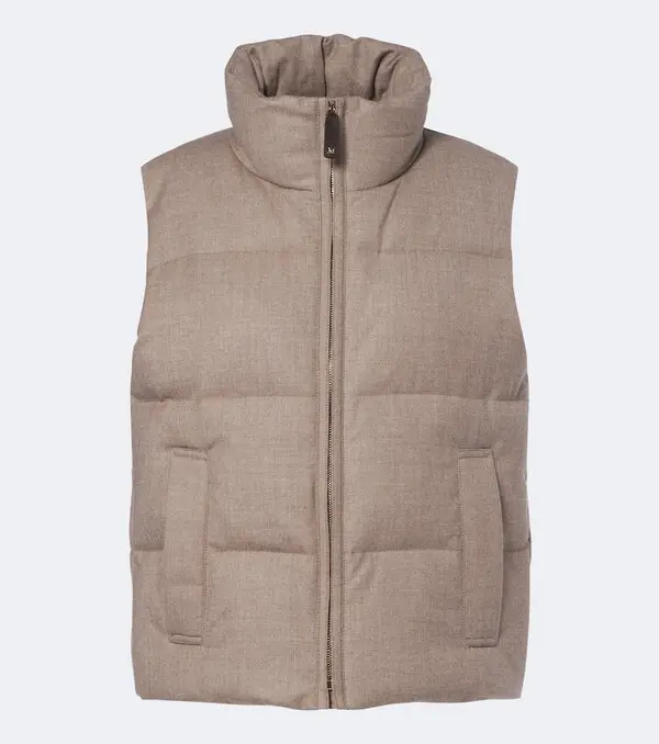 Max Mara Cashmere-blend Down Vest