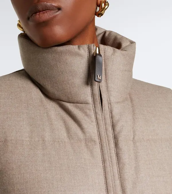 Max Mara Cashmere-blend Down Vest