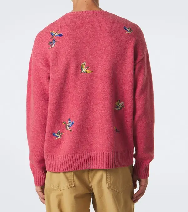 Polo Ralph Lauren Embroide Wool And Alpaca Sweater