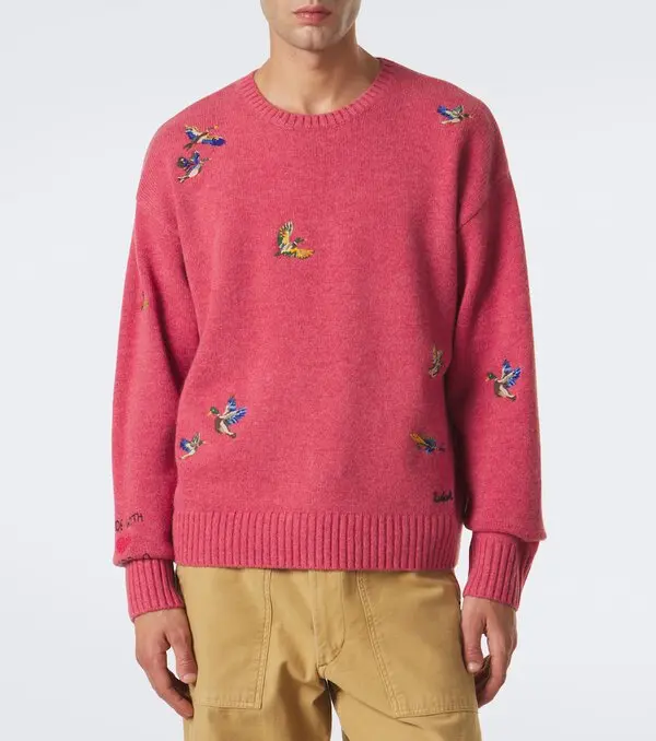 Polo Ralph Lauren Embroide Wool And Alpaca Sweater