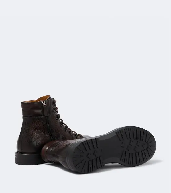 Magnanni Montana X Leather Lace-up Boots
