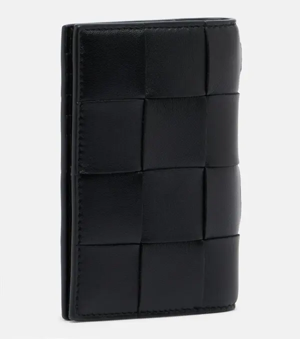 Bottega Veneta Intrecciato Leather Passport Holder