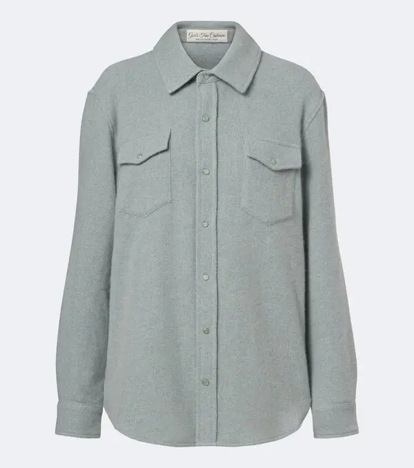 GOD'S TRUE CASHMERE Celeste Cashmere Shirt