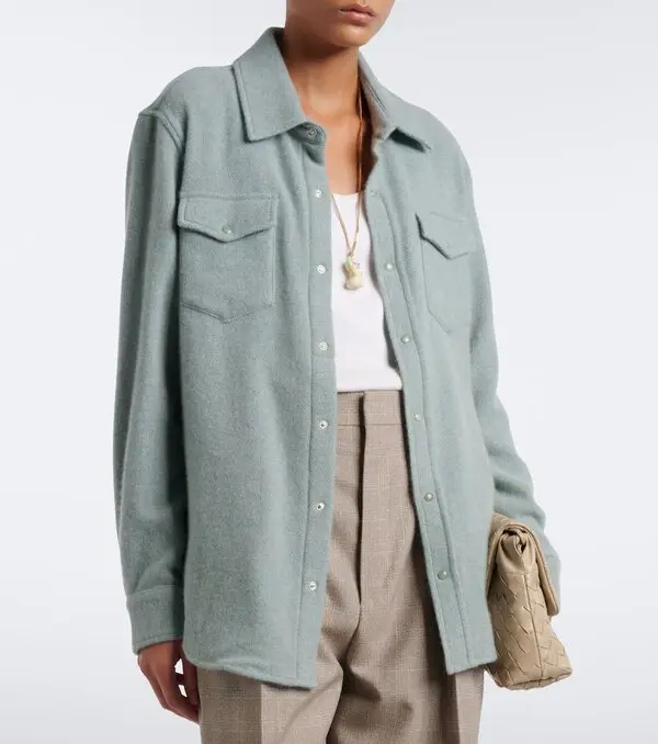 GOD'S TRUE CASHMERE Celeste Cashmere Shirt