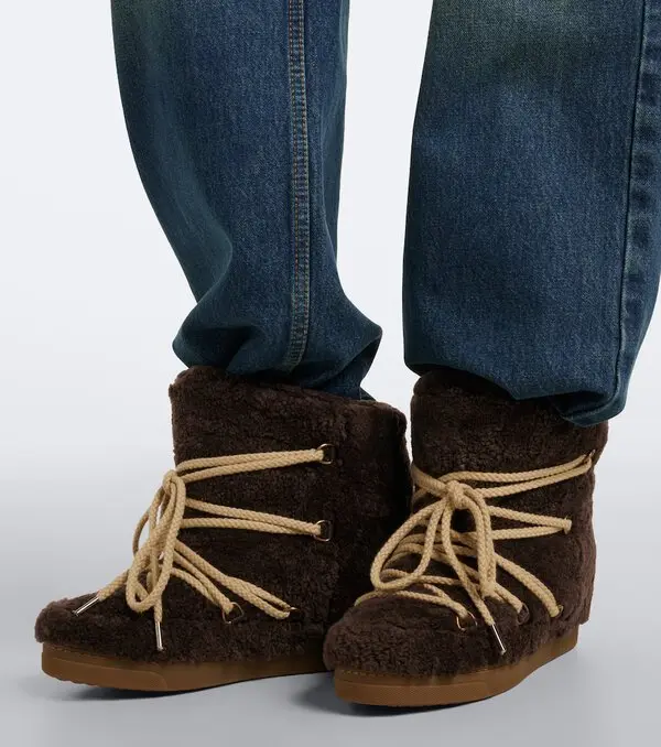 Isabel Marant Étoile Nowles Shearling Snow Boots