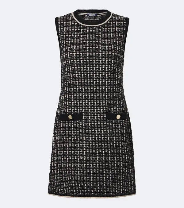 Max Mara Wool And Cashmere Bouclé Minidress
