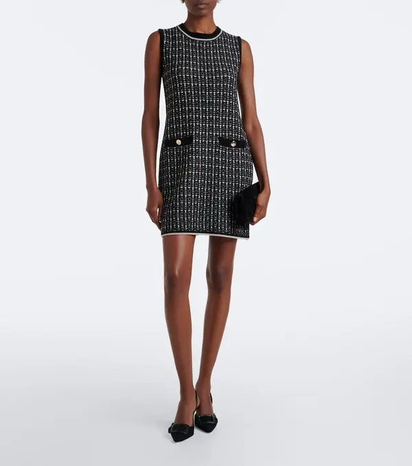 Max Mara Wool And Cashmere Bouclé Minidress