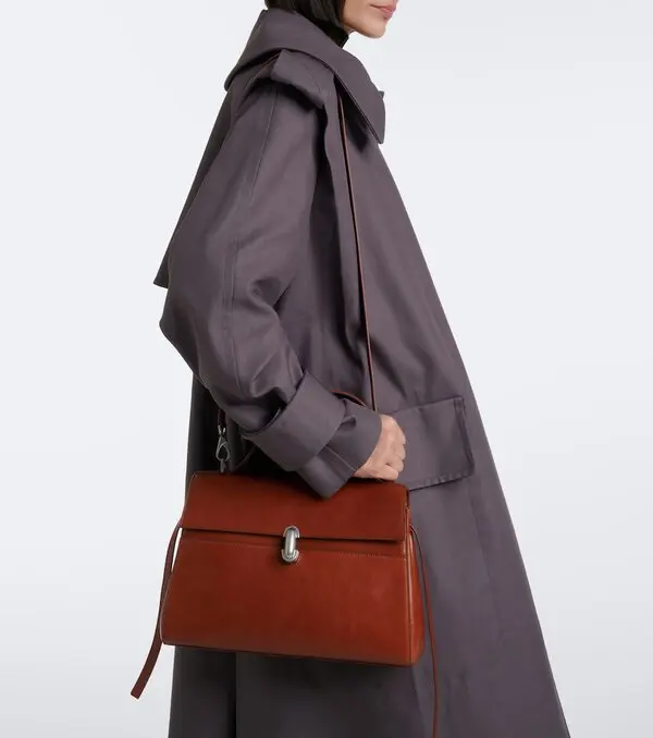 Savette Symmetry Soft Medium Leather Top Handle Bag