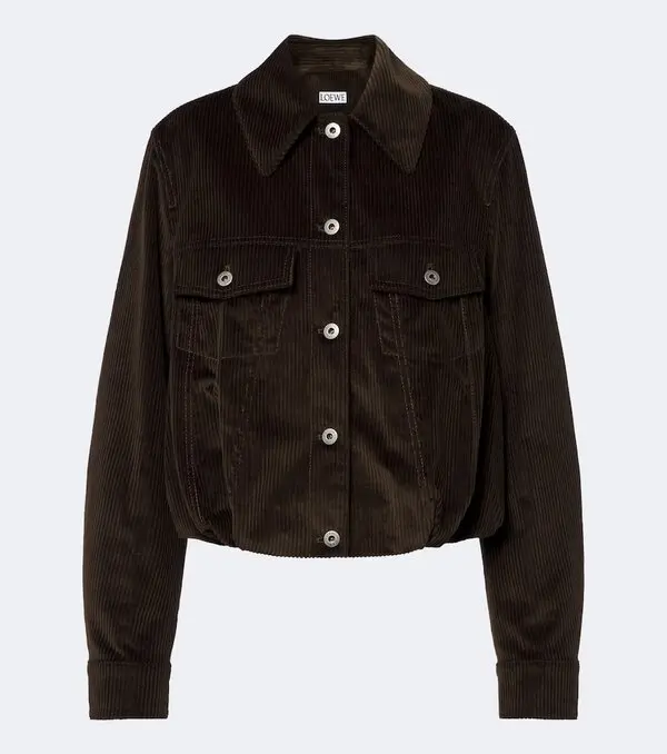 Loewe Cotton Corduroy Blouson Jacket