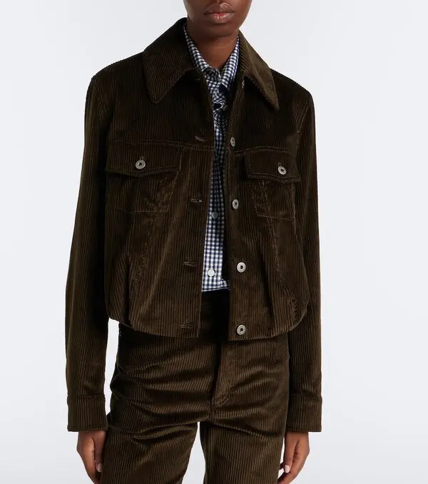 Loewe Cotton Corduroy Blouson Jacket