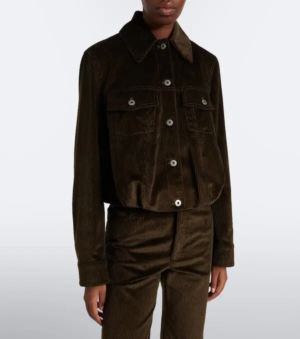 Loewe Cotton Corduroy Blouson Jacket