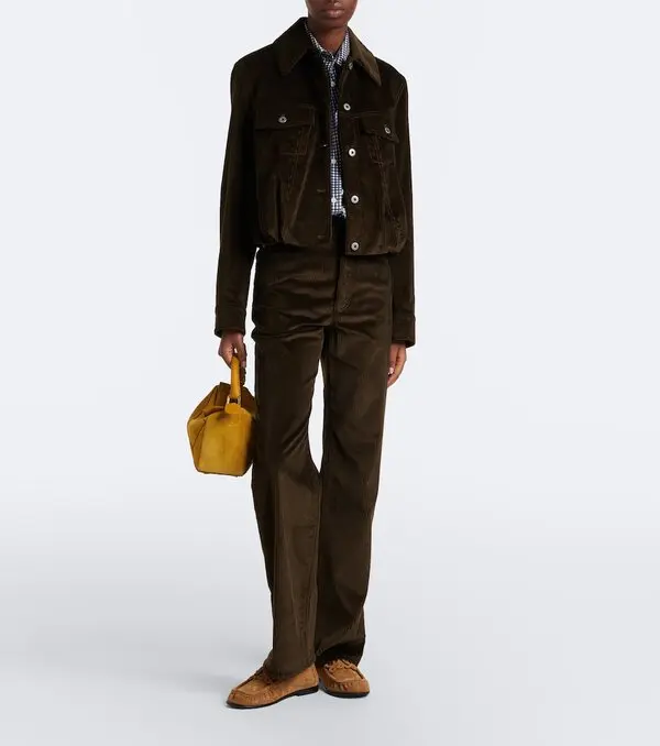 Loewe Cotton Corduroy Blouson Jacket