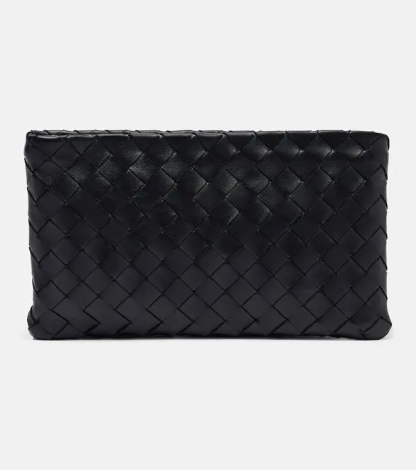 Bottega Veneta Intrecciato Leather Pouch