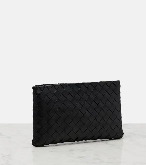Bottega Veneta Intrecciato Leather Pouch