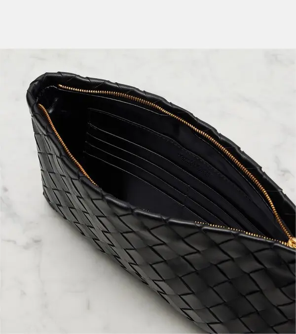 Bottega Veneta Intrecciato Leather Pouch