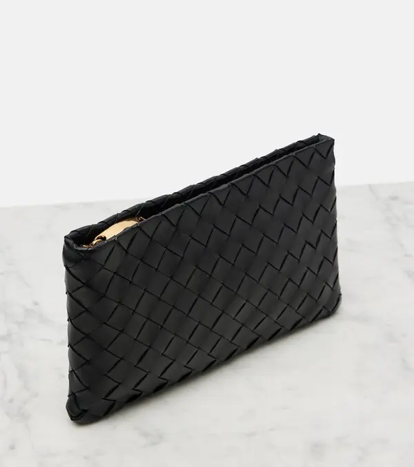 Bottega Veneta Intrecciato Leather Pouch