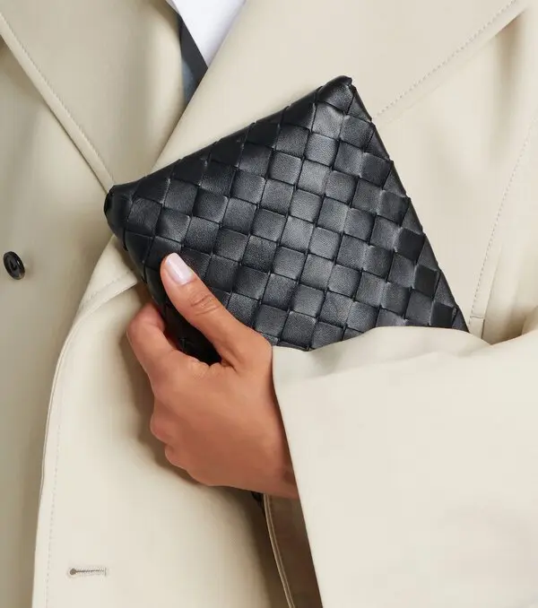 Bottega Veneta Intrecciato Leather Pouch