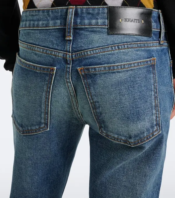 Khaite Low-rise Flared Jeans
