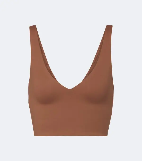 NIKESKIMS Matte Sports Bra - Brown