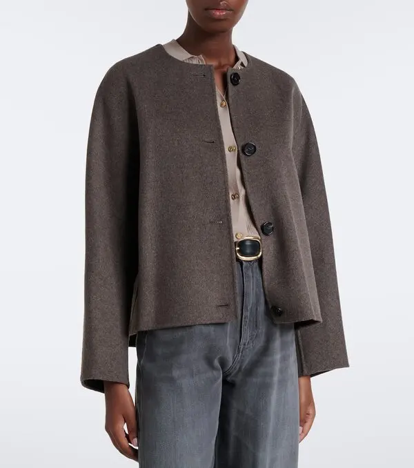 Max Mara Scarf-detail Wool Jacket