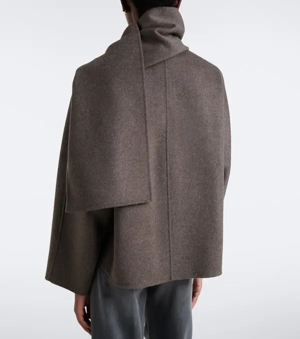 Max Mara Scarf-detail Wool Jacket