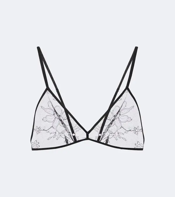 Khaite Talita Sheer Lace Bralette