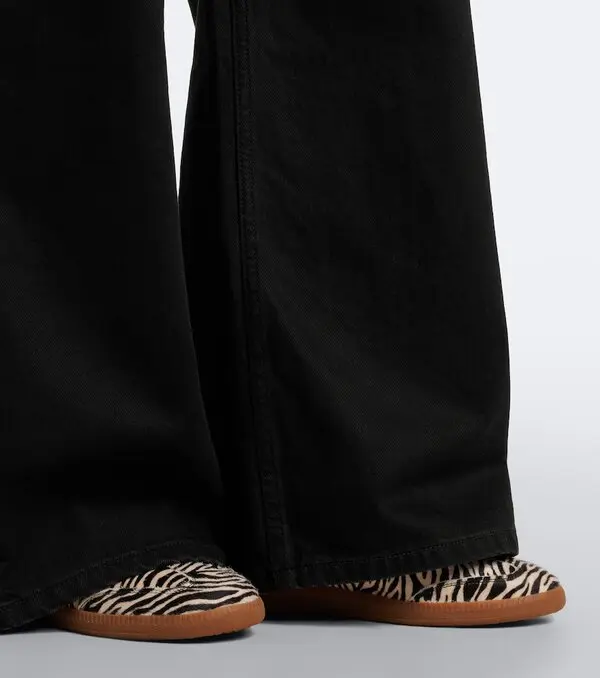 Isabel Marant Étoile Beth Zebra-print Calf Hair Sneakers