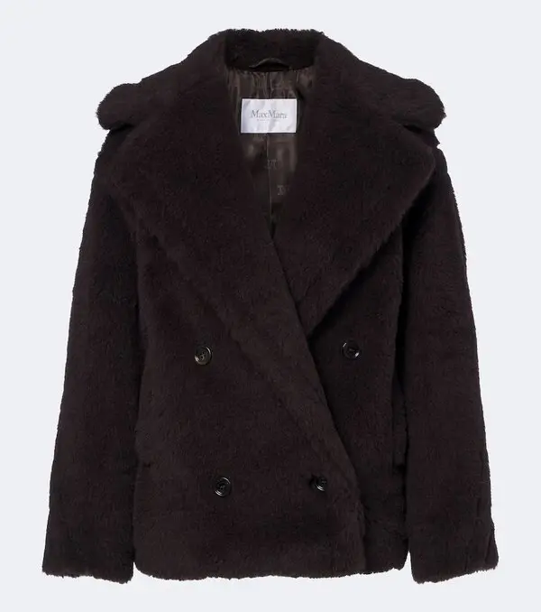 Max Mara Alpaca, Wool, And Silk Peacoat