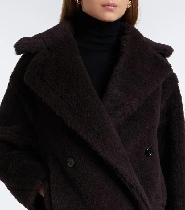 Max Mara Alpaca, Wool, And Silk Peacoat