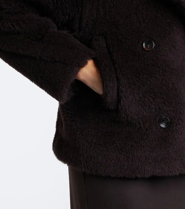 Max Mara Alpaca, Wool, And Silk Peacoat
