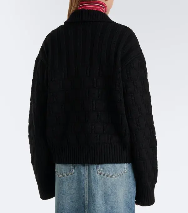 Dries Van Noten Wool And Cashmere Cardigan