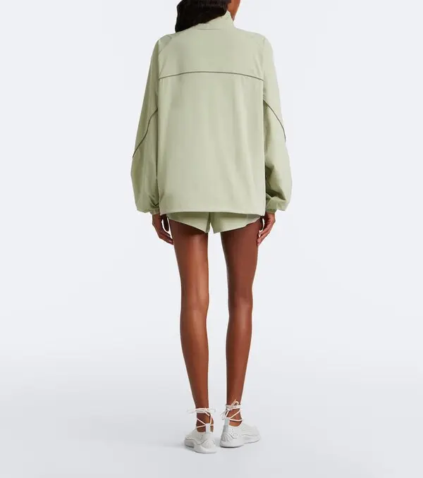 NIKESKIMS Stretch Nylon Oversized Track Jacket - Green